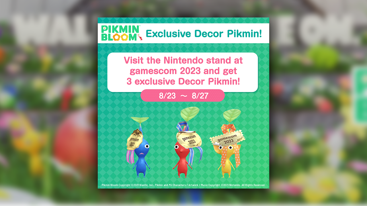 Exclusive Decor Pikmin from Pikmin Bloom Unveiled at Gamescom 2023 - Nintendo Supply