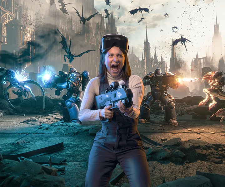 Play Warhammer Space Marine VR - Zero Latency VR