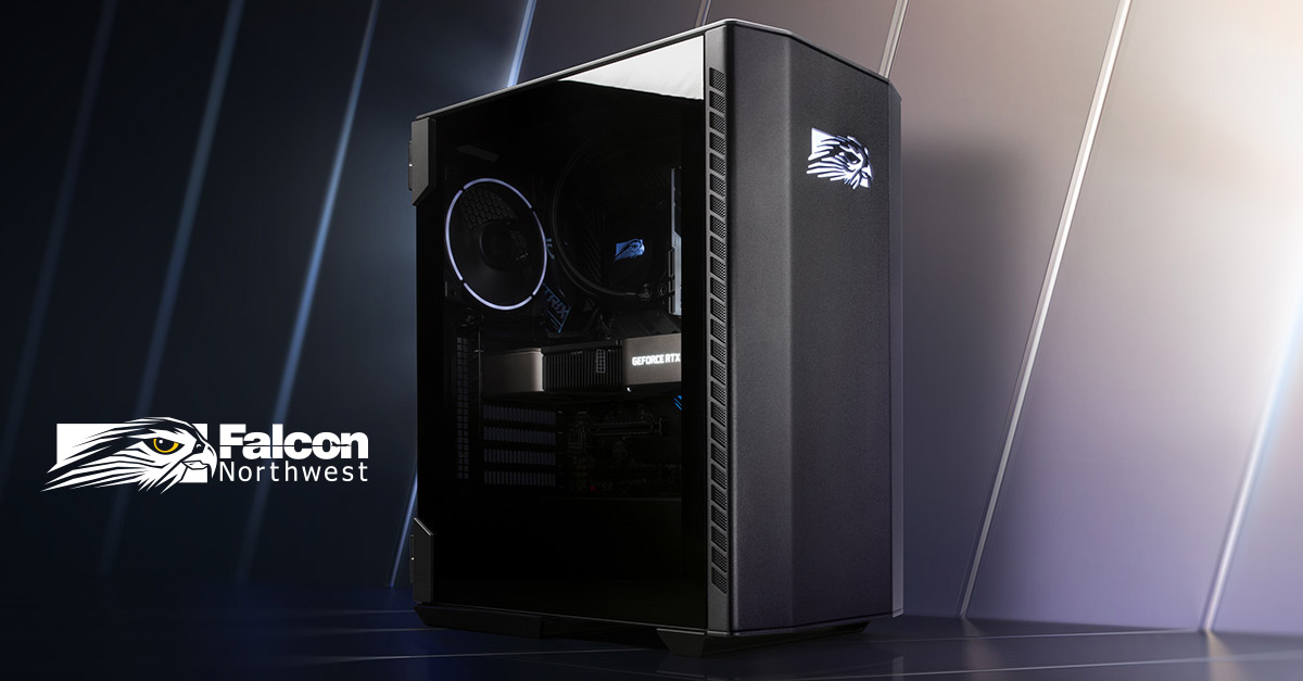 Falcon Northwest custom gaming PC builds feature NVIDIA GeForce graphics