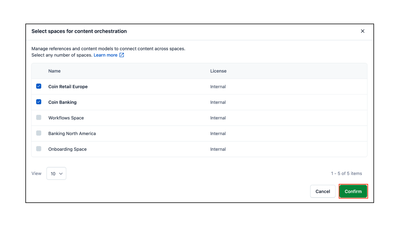 Enable Spaces For Orchestration Contentful Help Center