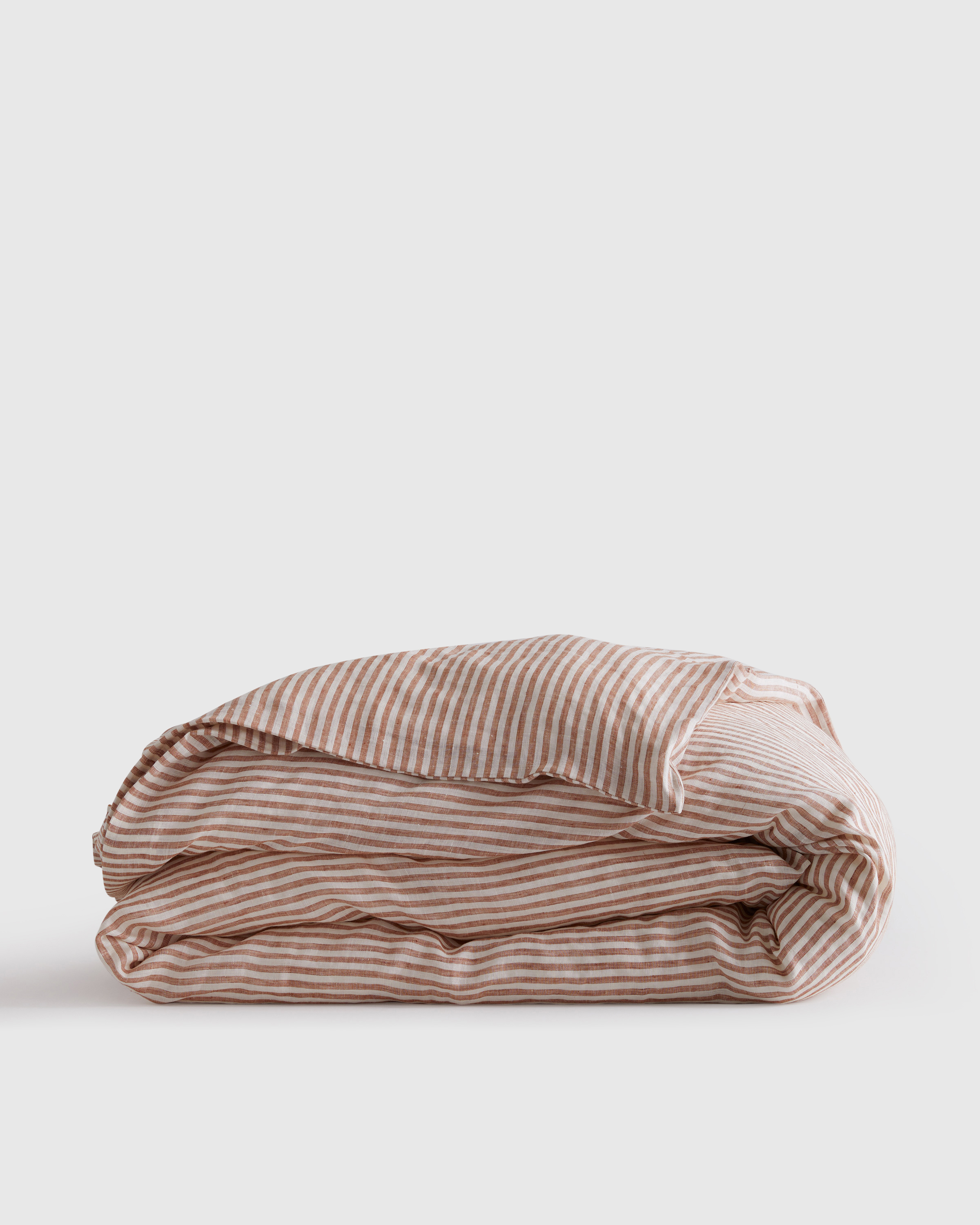 European Linen Stripe Duvet Cover | Quince
