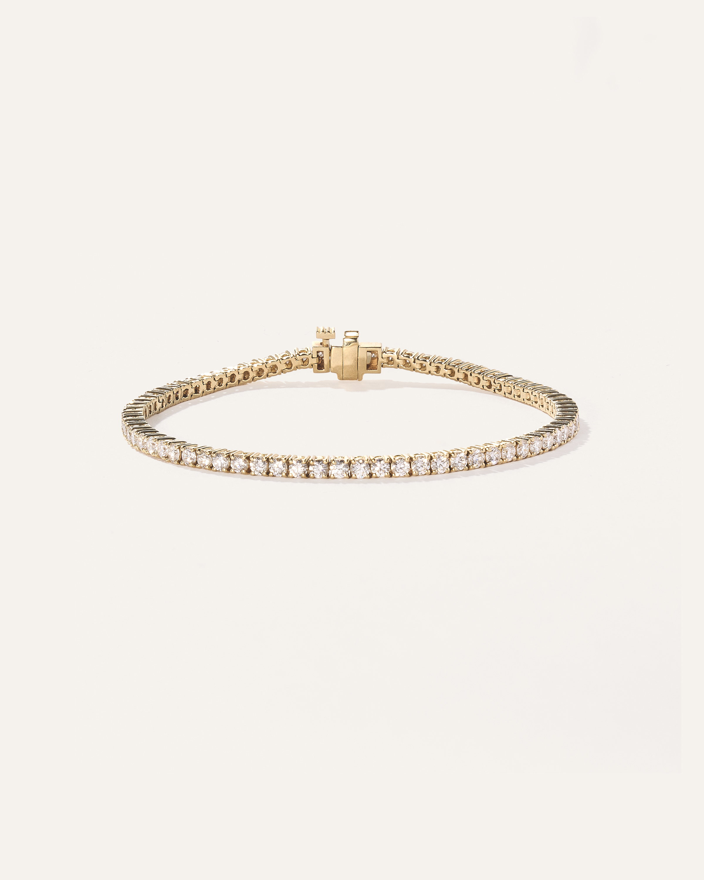14K Gold Lab Grown Diamond Tennis Bracelet