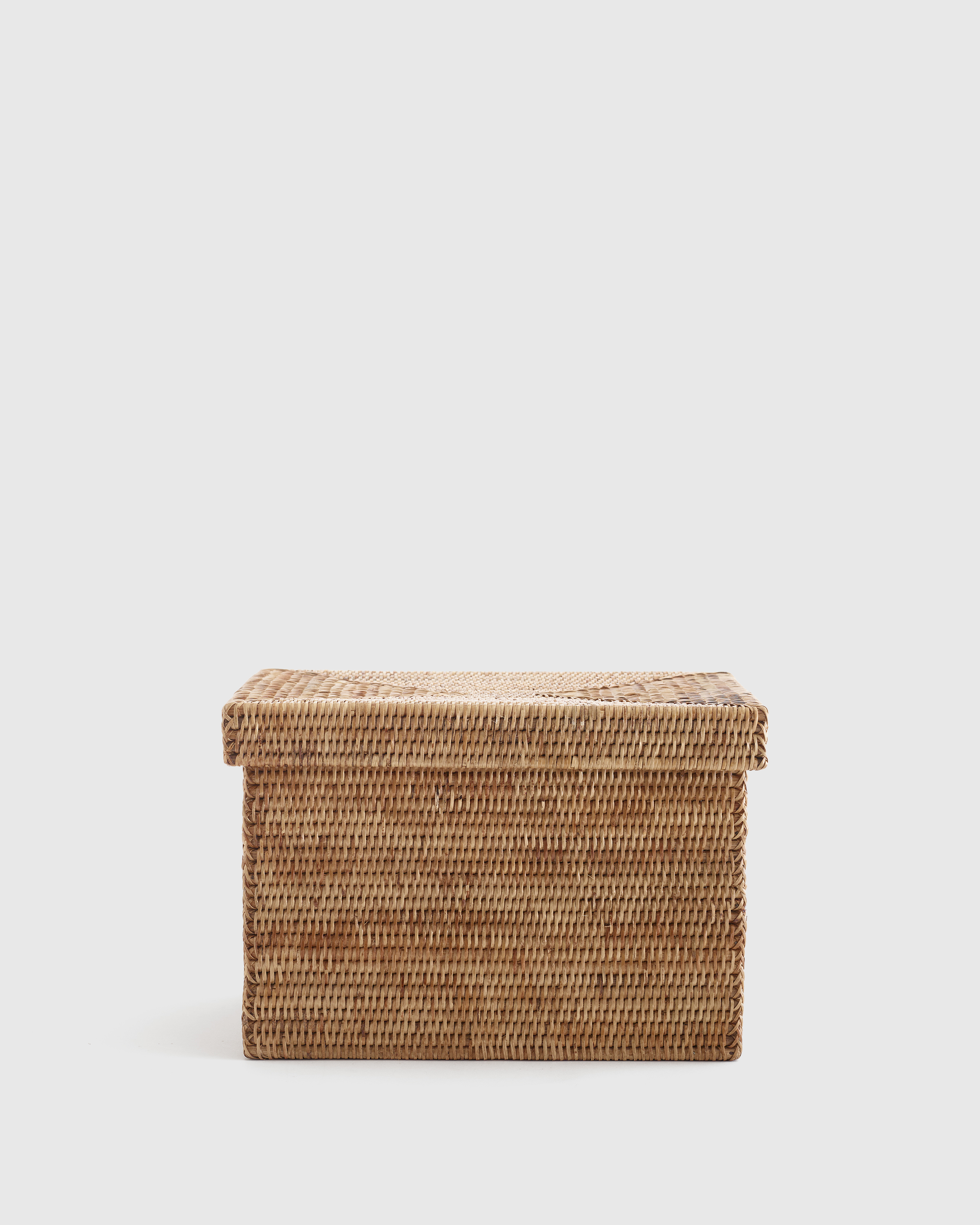 Rattan Storage Box with Lid