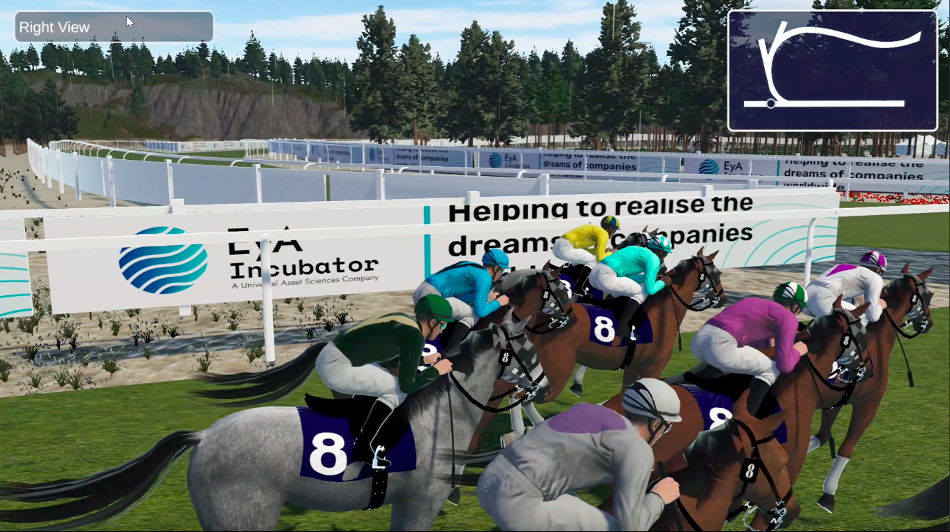 Simply Digital Racing has developed a horse racing game on EyA