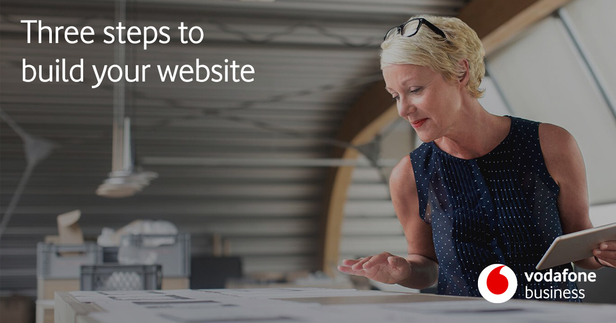 Three steps to building your website