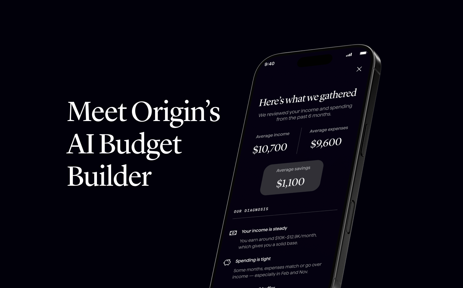 How to Create an Effortless, Personalized Budget With Origin’s AI ...
