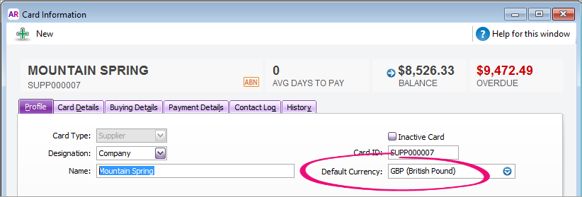 Working with multiple currencies