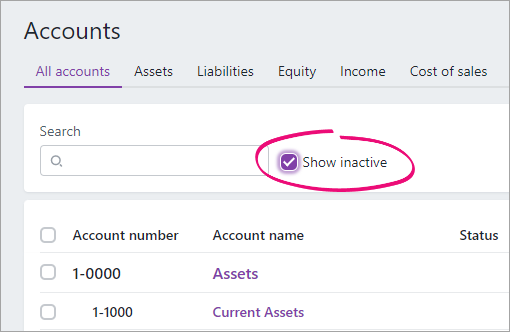 Adding, editing and deleting accounts