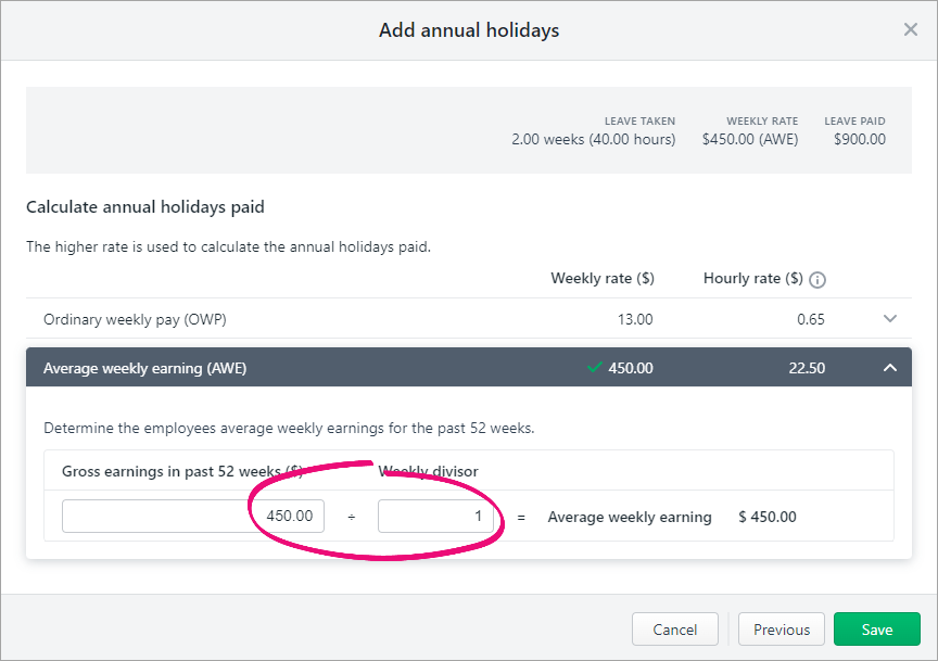 Paying leave