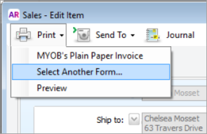 Save a personalised form