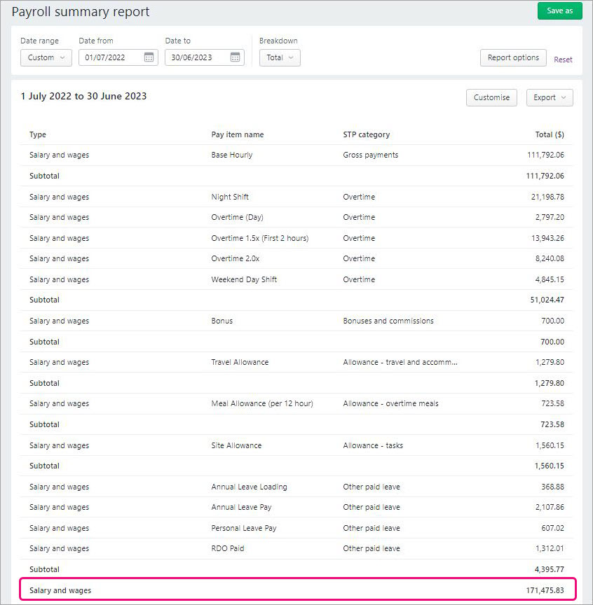 End of year finalisation with Single Touch Payroll reporting