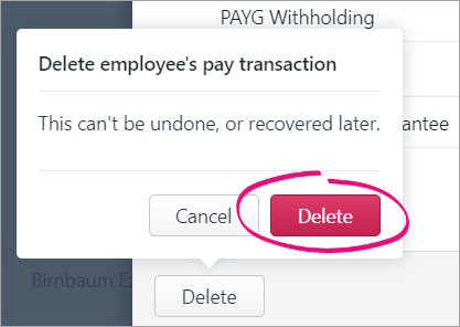 Changing a pay after finalising Single Touch Payroll