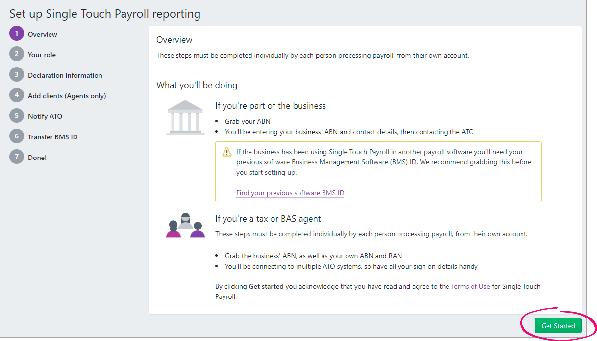 Add a declarer for Single Touch Payroll reporting