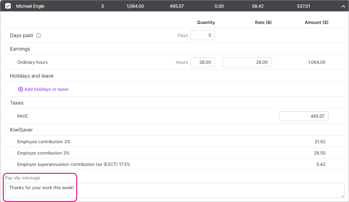 Processing your payroll