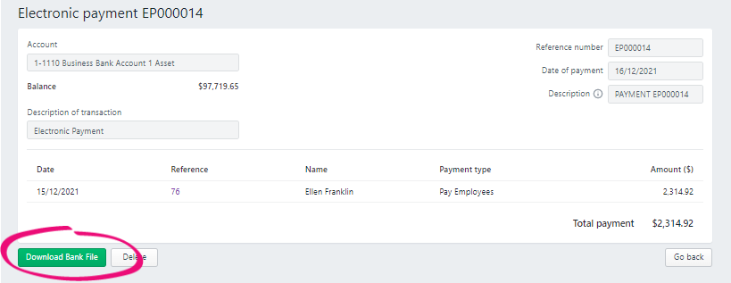 Making electronic payments