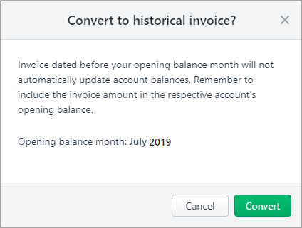 Entering customer opening balances and historical sales