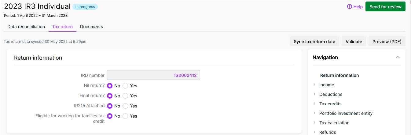 About MYOB Practice tax