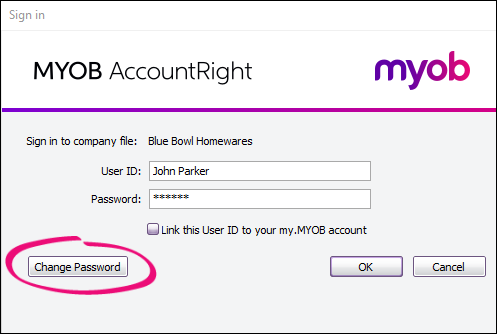 Changing and resetting user passwords