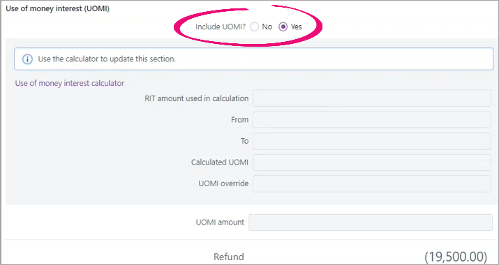 Preparing a tax return