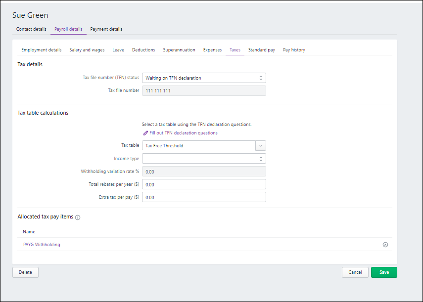 Getting started with MYOB Team