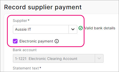 Matching a bank feed to multiple transactions