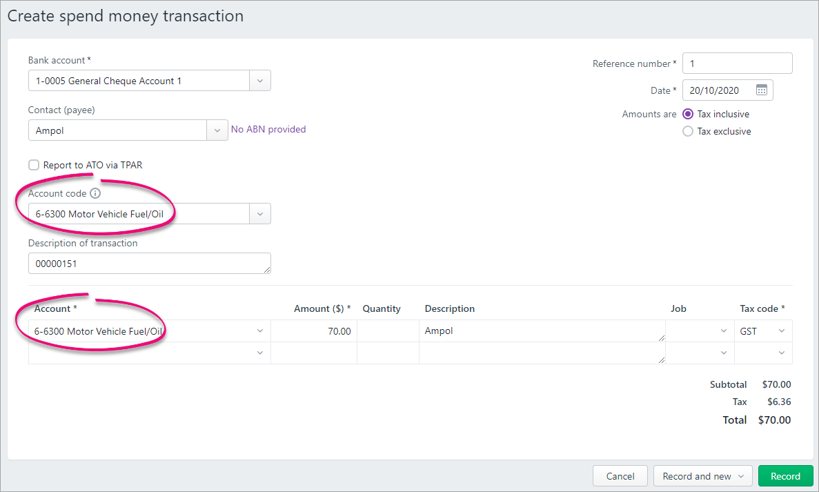 Automating Ampol invoices
