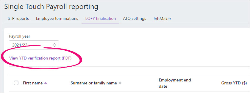 Checking STP totals before moving to STP Phase 2
