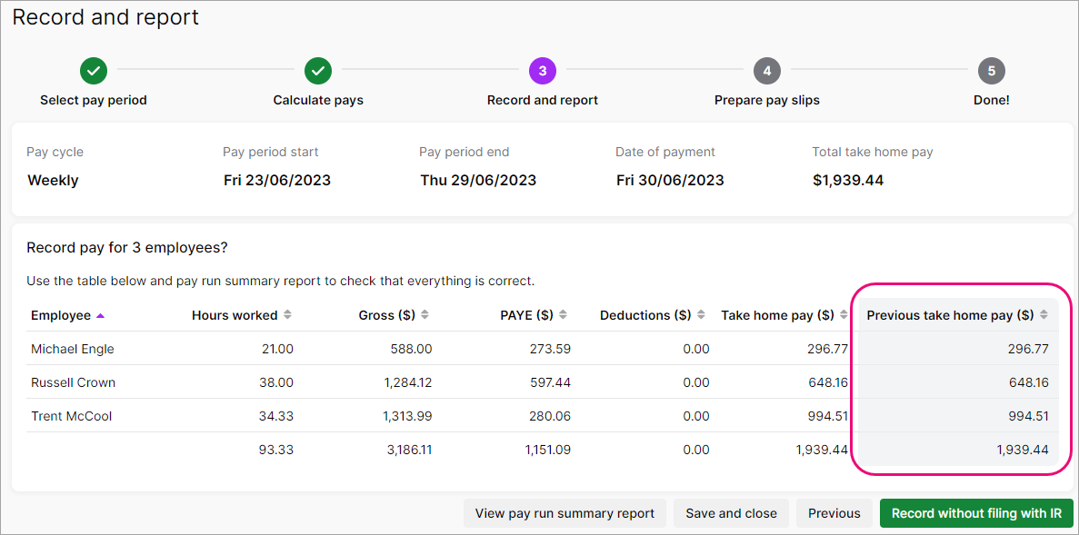 Processing your payroll