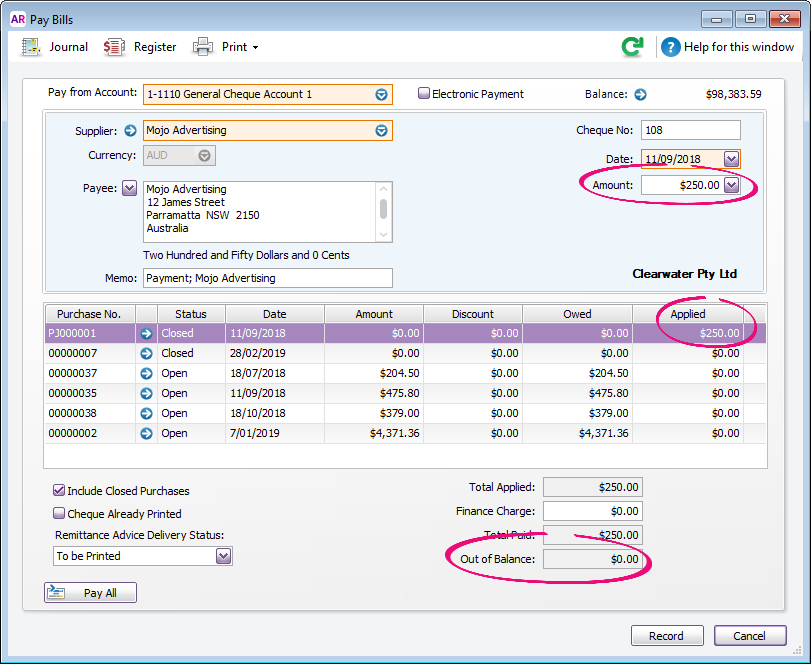 Supplier prepayments