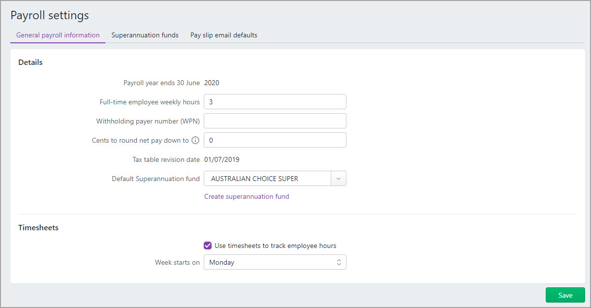 Getting started with MYOB Team