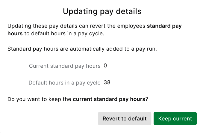 Changing an employee's salary or hourly rate