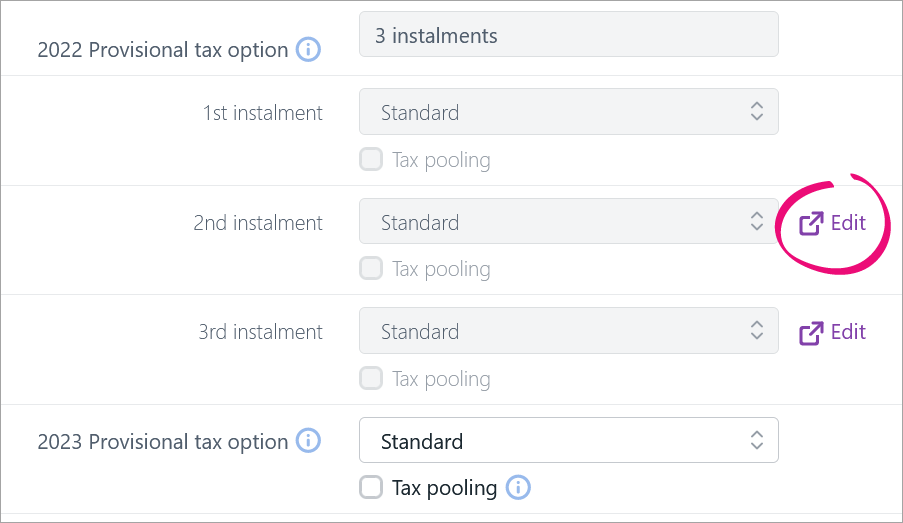 Setting up your client's Compliance settings