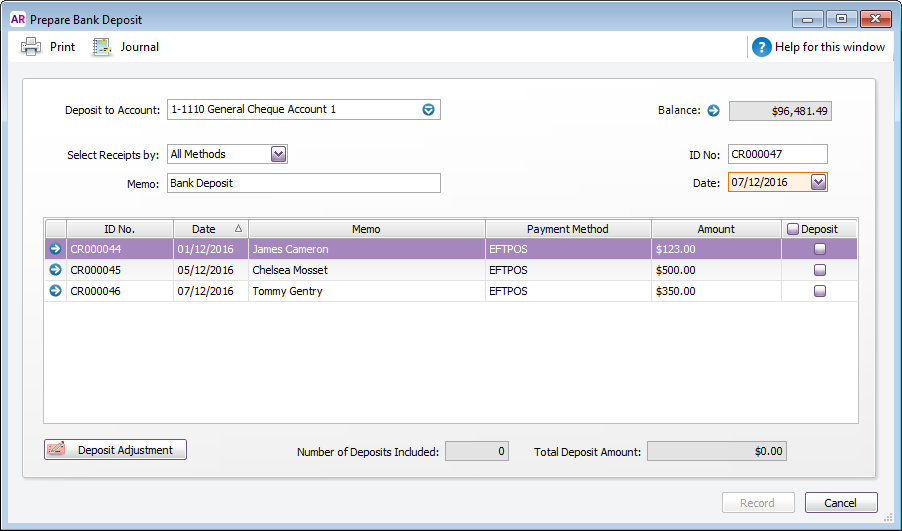 Matching a bank feed to multiple transactions