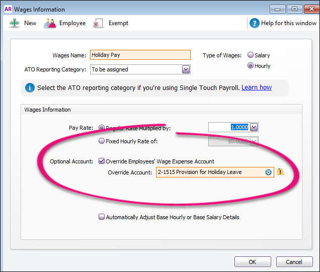 Tracking leave accruals as liabilities