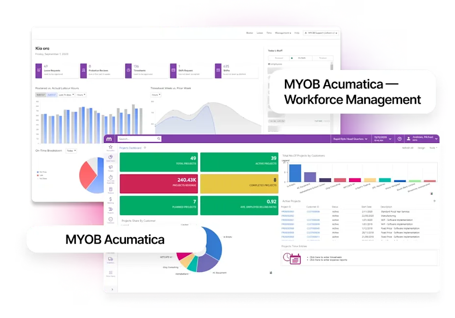 MYOB Acumatica support