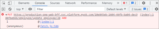 Collecting error information for MYOB Support
