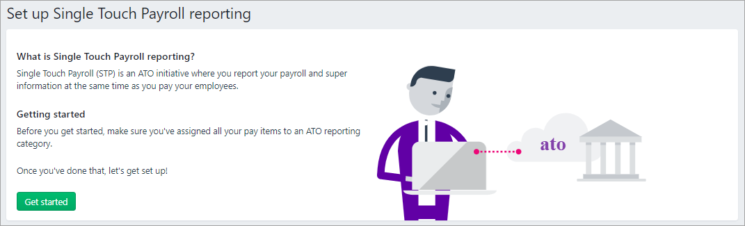 Setting up Single Touch Payroll reporting