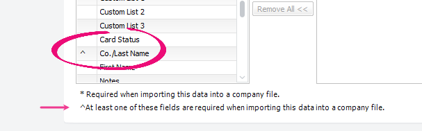 Bulk update customer and supplier cards