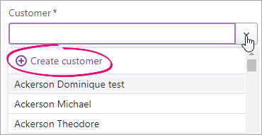 Creating customer invoices