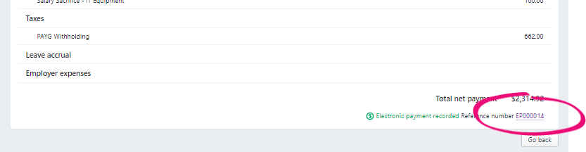 Making electronic payments