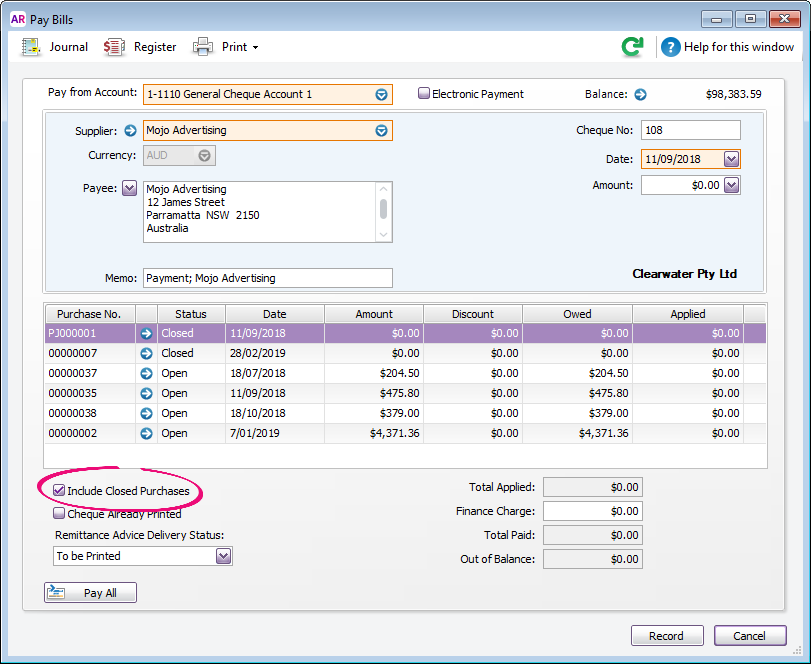 Supplier prepayments