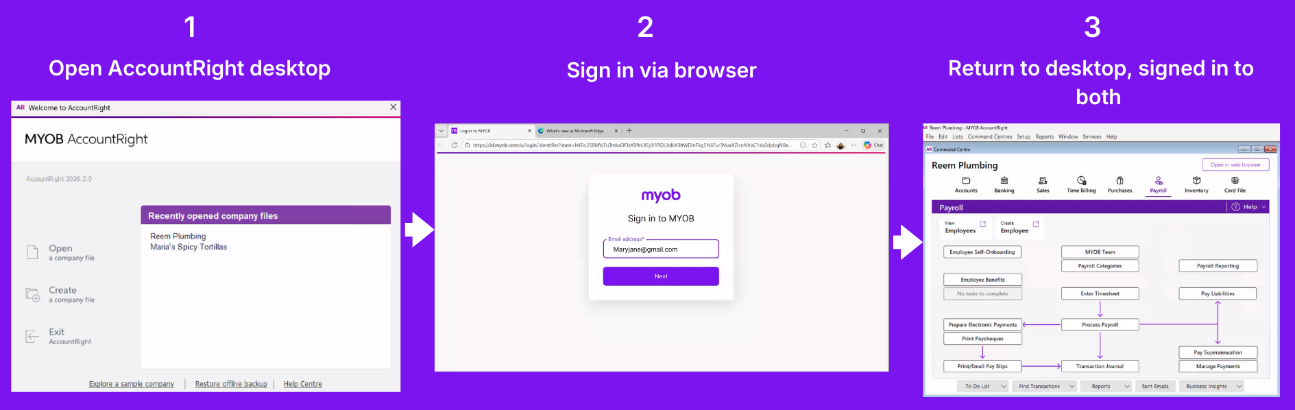 MYOB Business release notes