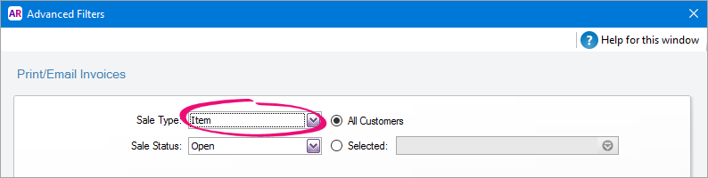 Set the default forms to use when emailing or printing