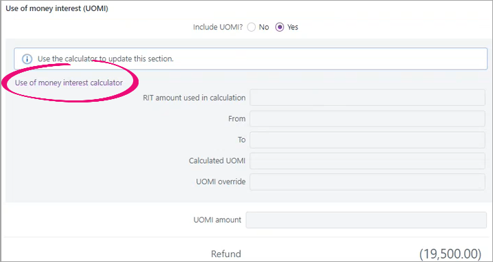 Preparing a tax return