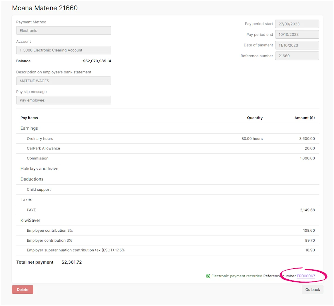 Matching Bank Transactions To Grouped Electronic Payments