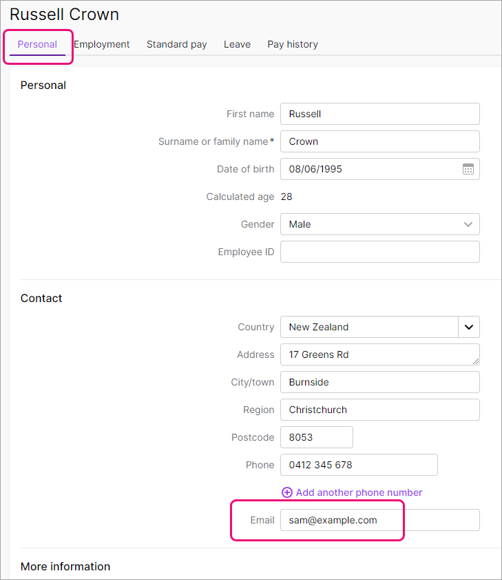 Getting started with MYOB Team