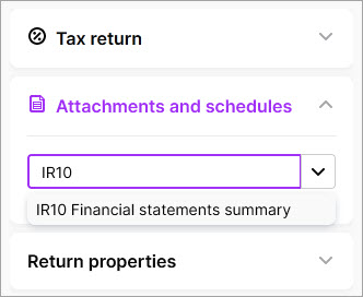 Export and import IR10 data