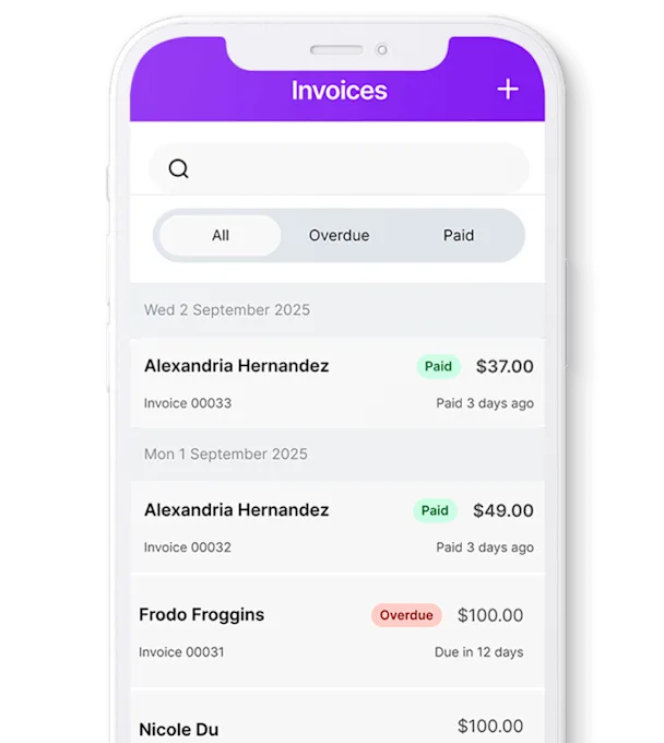 Send Invoices from your Mobile Phone with the MYOB Invoice App