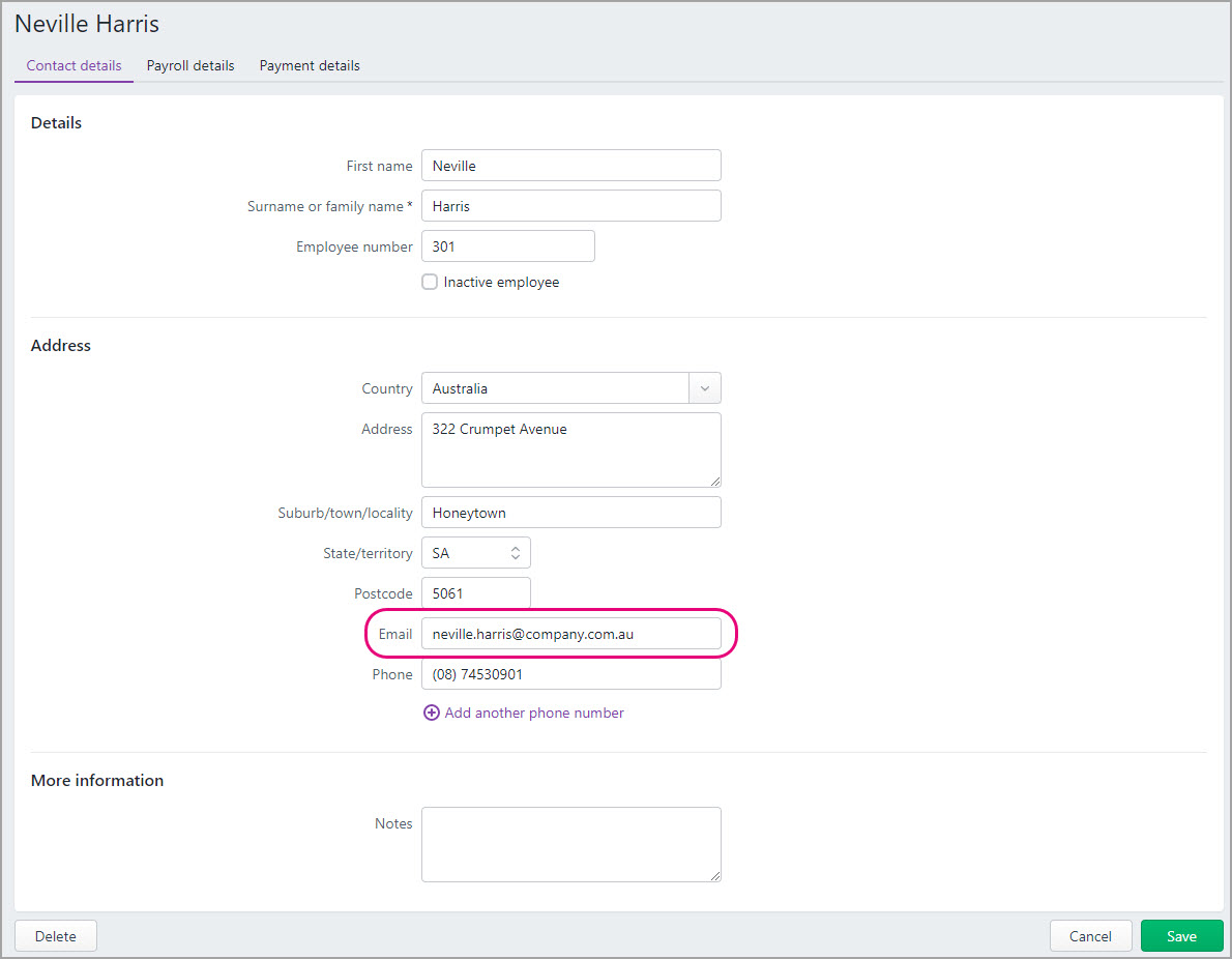 Getting started with MYOB Team