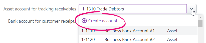 Managing linked accounts